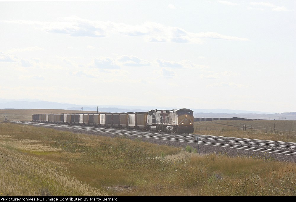 UP 6494 and 6318 With Coal